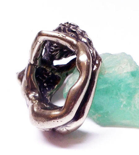 Lady Body Silver Ring - Etsy