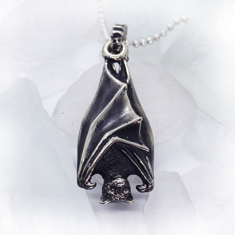 Bat Pendant - Etsy