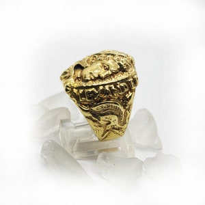 Alexander the Great 18kt Gold Ring - Etsy