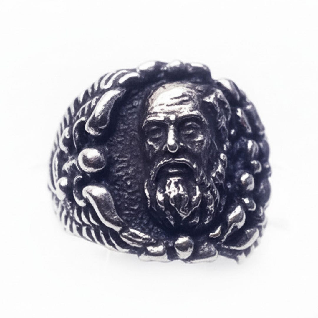 Hippocrates sterling Silver Ring - Etsy