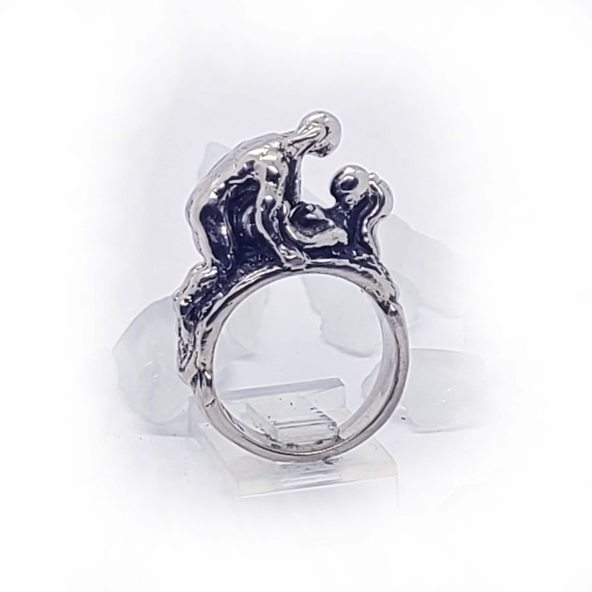 Sexy Couple Making Love Legs on the Shoulder Position Sterling Silver Erotic Ring - Etsy