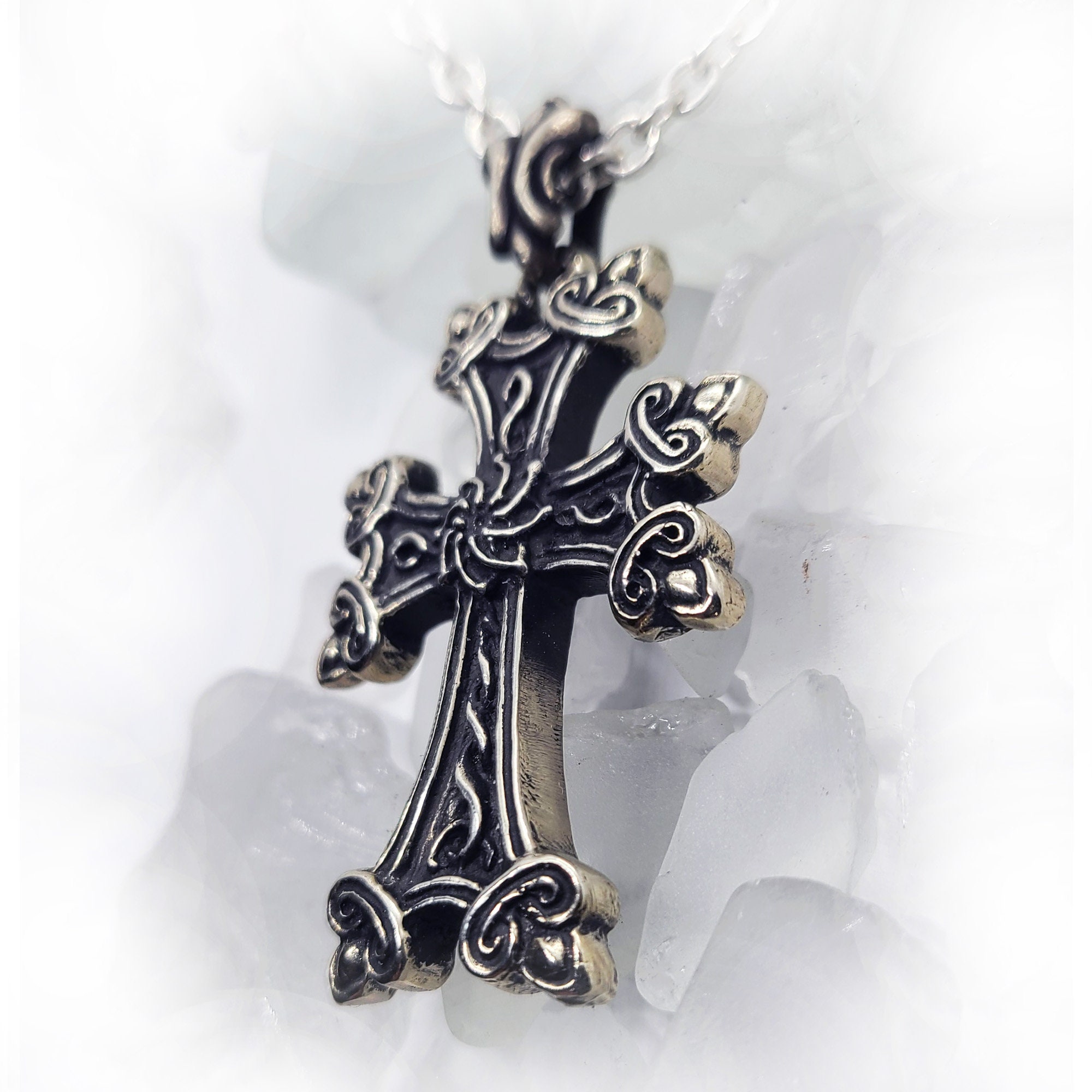 Armenian Eternity Cross Sterling Silver Pendant - Etsy