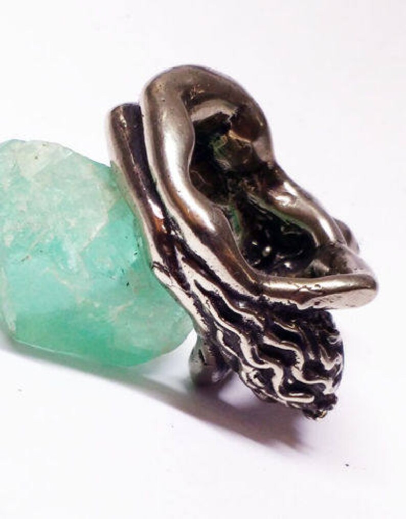 Lady Body Silver Ring - Etsy