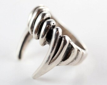 Teeth Jewelry, Teeth Ring, Fang Ring, Snake Ring, Jaw, Vampire, Biker ...