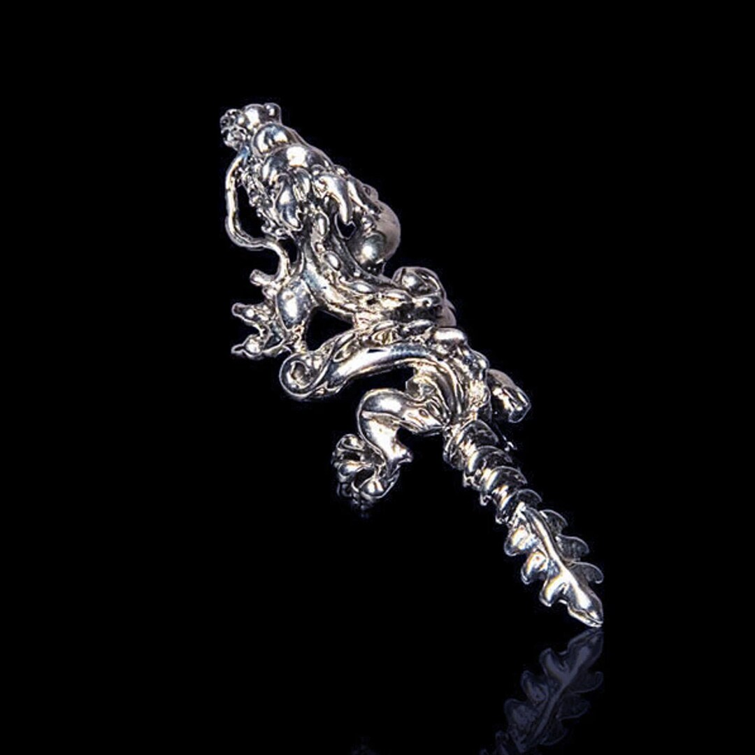 Dragon Sterling Silver .925 IRC Finger-tip Ring - Etsy