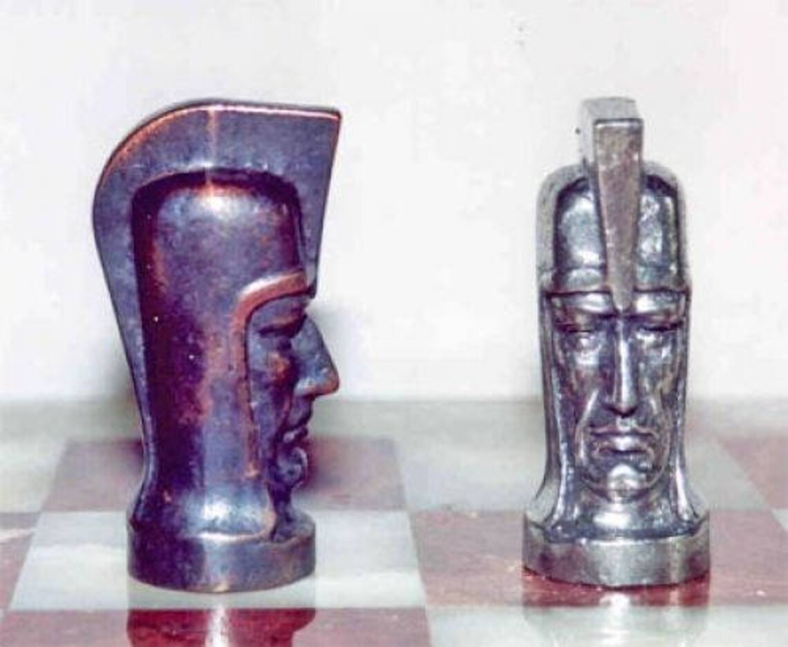 Faces V2 Unique Chess Set - Etsy