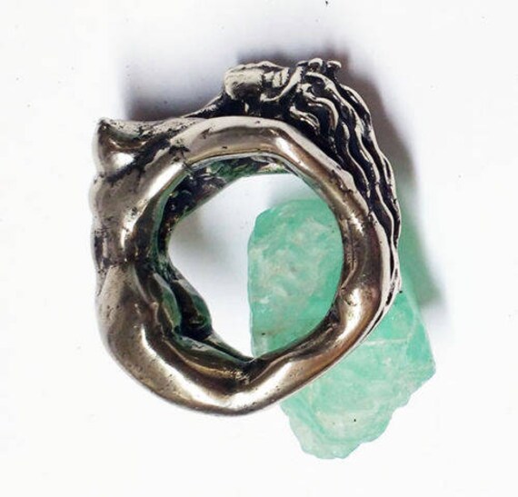 Lady Body Silver Ring - Etsy