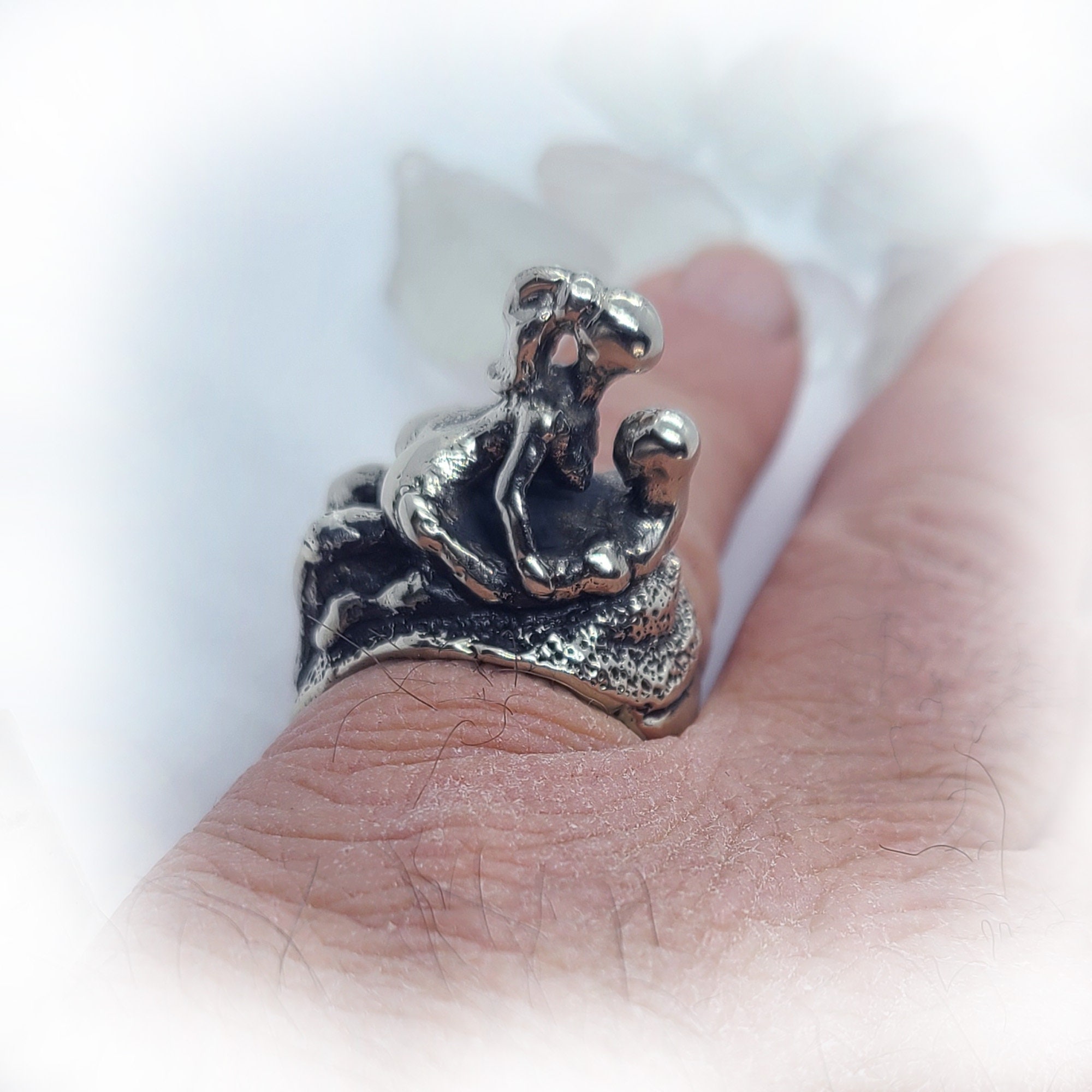 Sexy Couple Making Love up and Down Position Sterling Silver Erotic Ring - Etsy