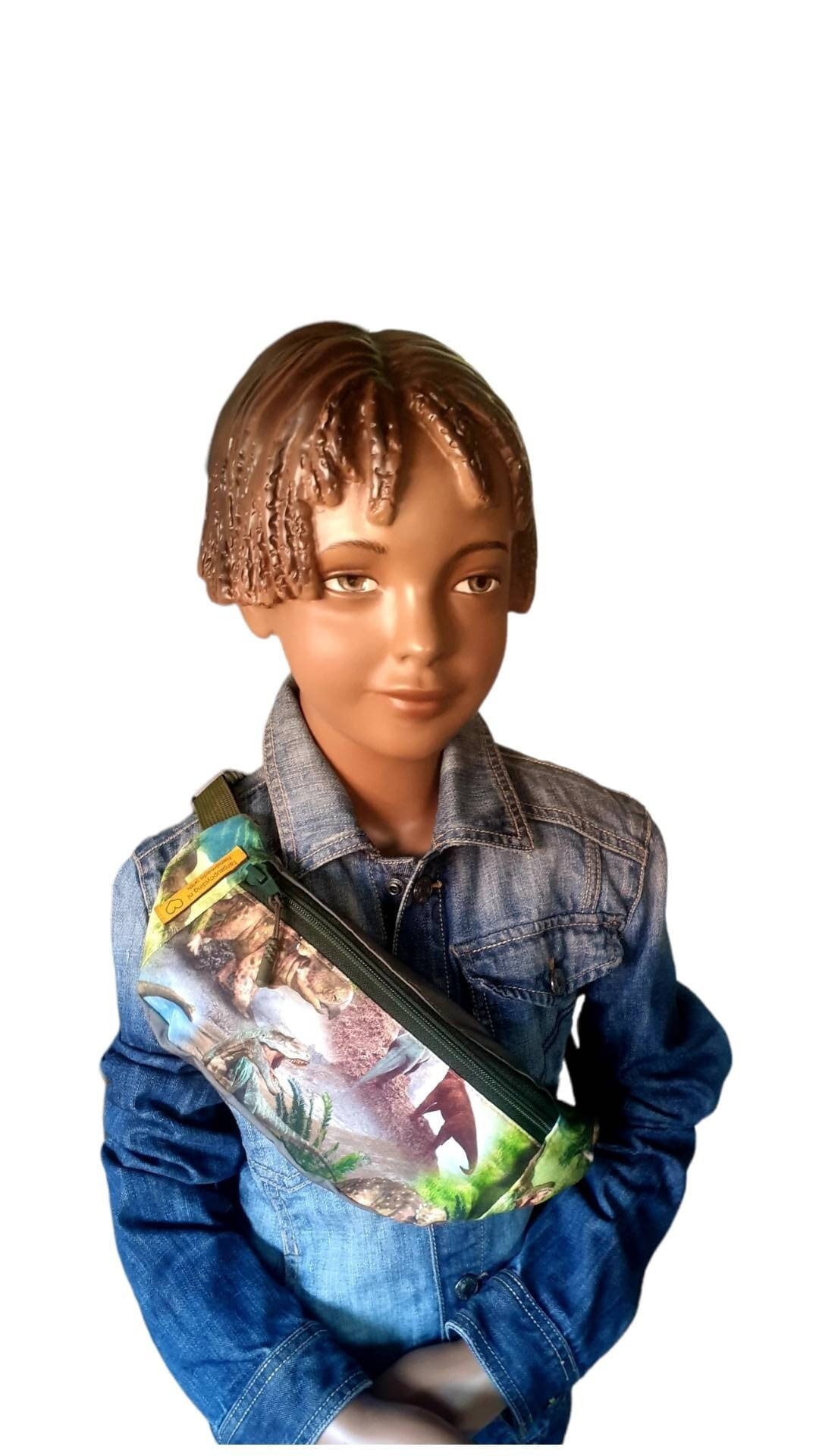 Hip Fanny Pack Dinosaur Digital Cotton Print Dinosaur Pack for Kids ...