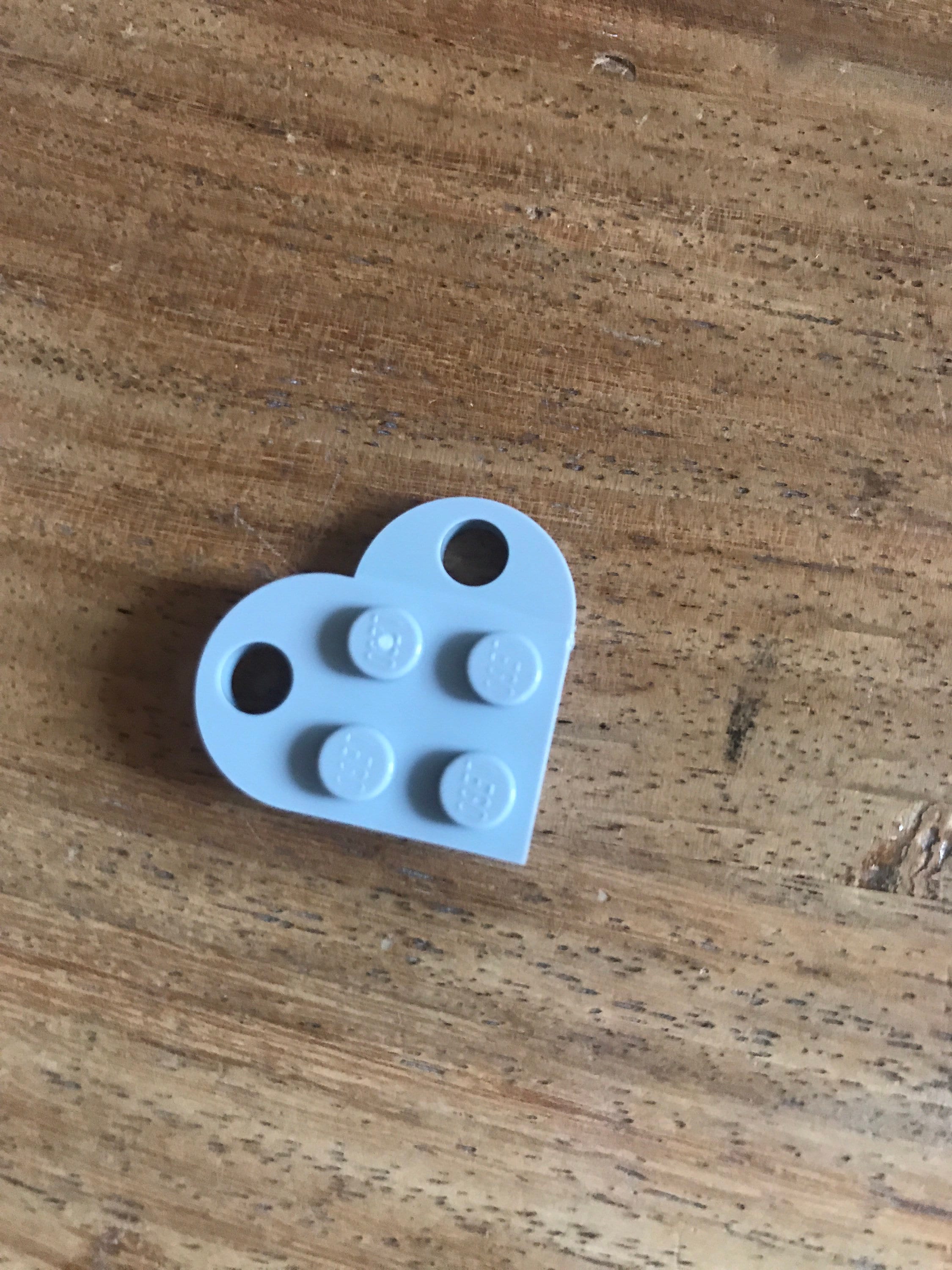 Colliers Lego paire de coeur LEGO rouge / blanc / violet / vert / gris ...