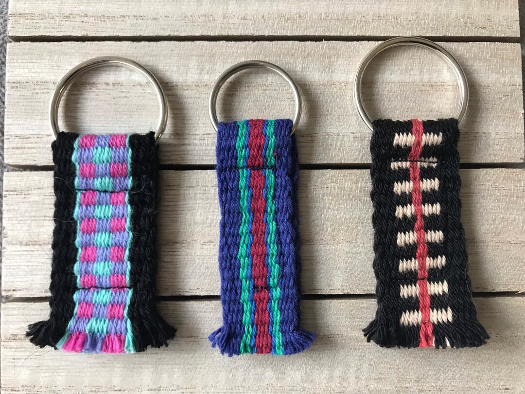 Woven Key Ring - Etsy