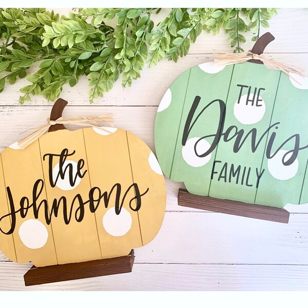 Wood Pumpkin Sign - Etsy