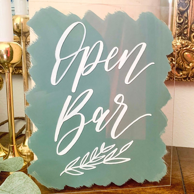 Wedding Bar Sign - Etsy