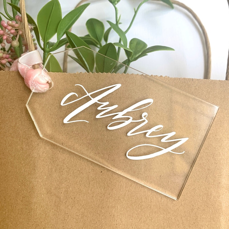 Wedding Name Tags - Etsy