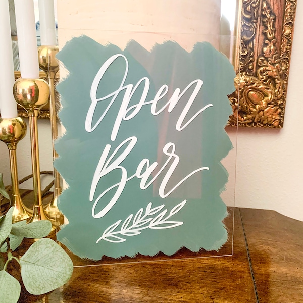 Wedding Bar Sign - Etsy