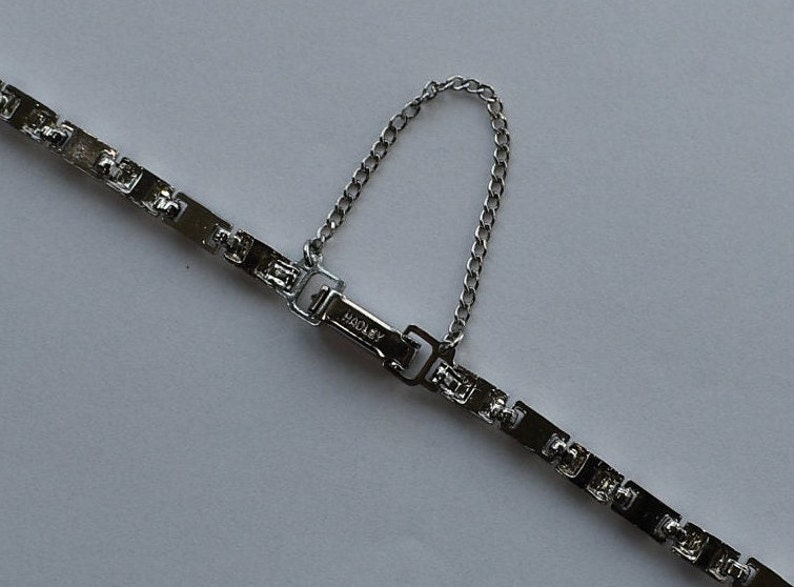 Vintage HADLEY Silver Tone & Rhinestones Watch Band - Etsy