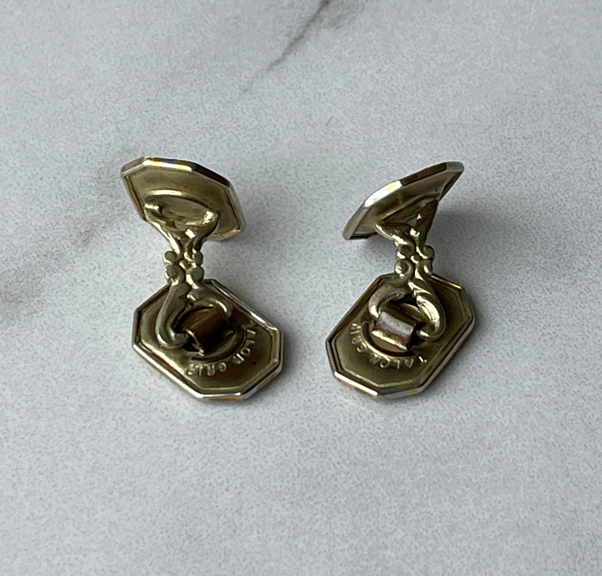 Vintage 1920s Art Deco Style Antique Talon Grip Trade Mark Cufflinks - Etsy