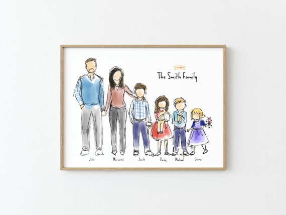 Family Of 7 Drawings