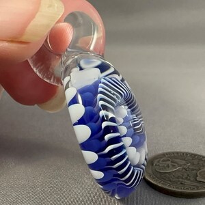 Spiral Cane & Dot Implosion Pendant - Etsy