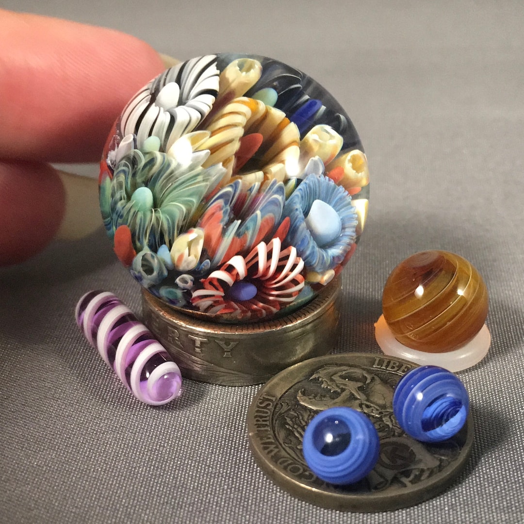 Ocean Reef Implosion Marble Set 5 Piece - Etsy