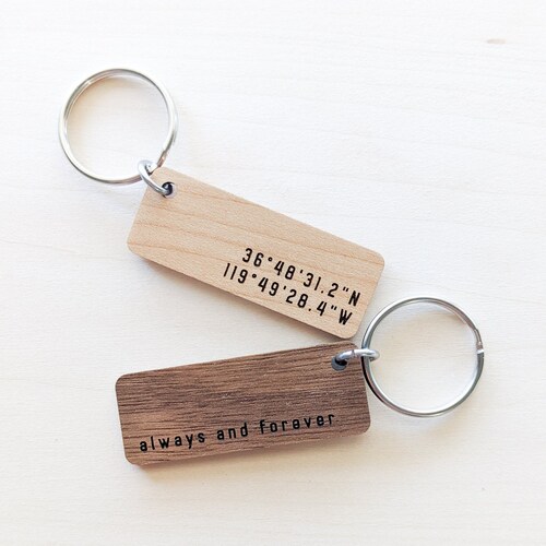 Handwritten Keychain Long Distance Relationship Design - Etsy
