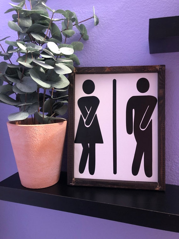 Restroom Sign | Etsy