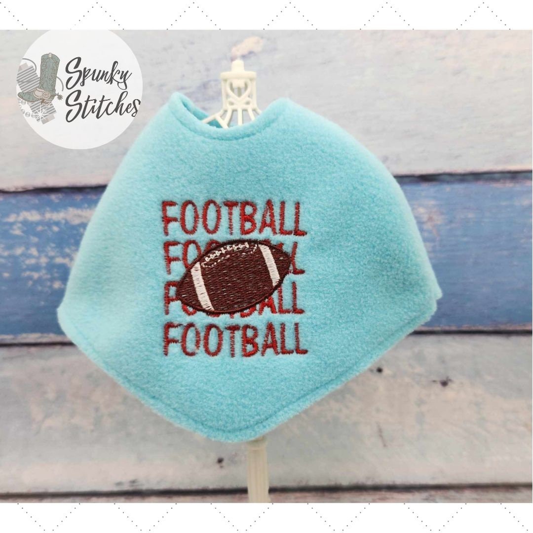 Football Elf Poncho Embroidery File - Etsy