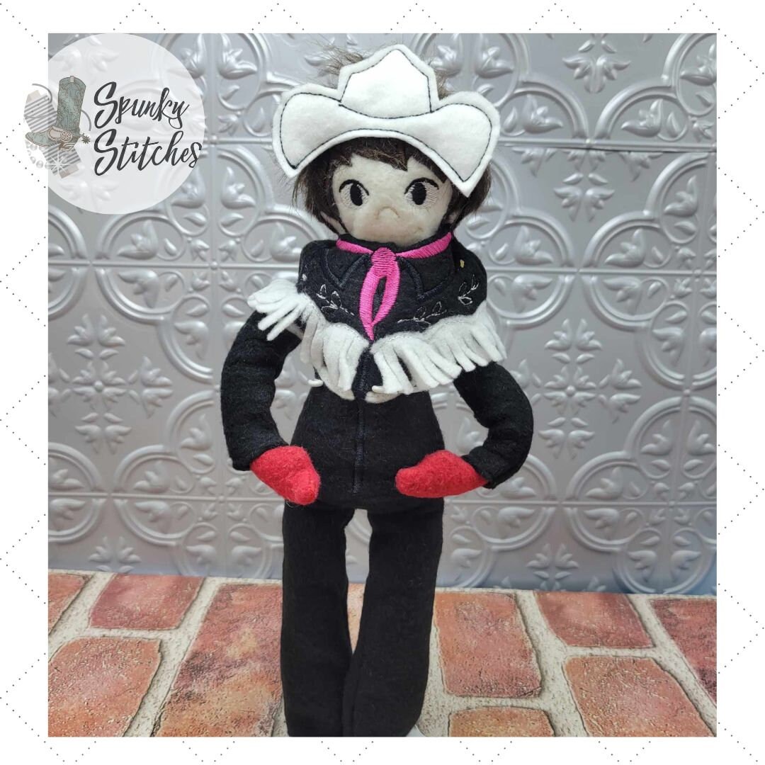Cowboy Elf Costume Embroidery File - Etsy
