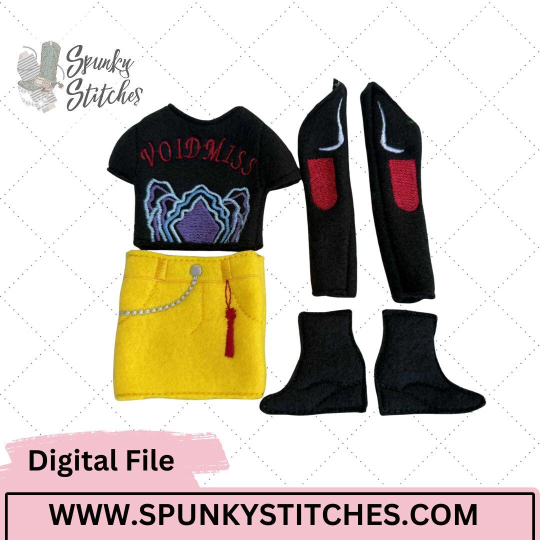 Mira KPOP Elf Costume Embroidery File - Etsy