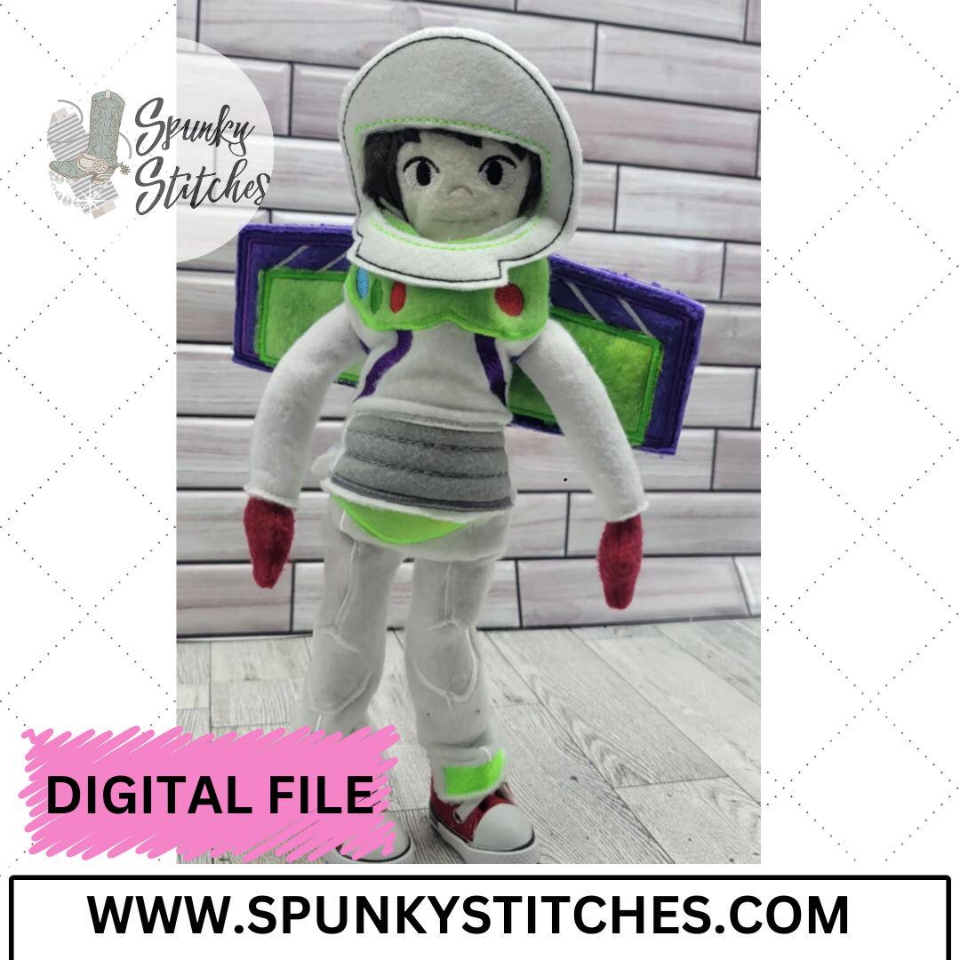 Astronaut Elf Costume Embroidery File - Etsy
