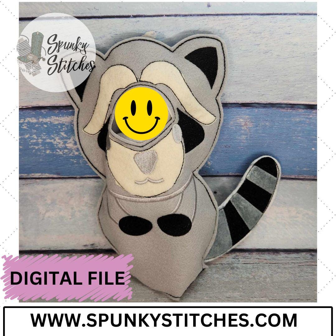 Elf Raccoon Slip Over Costume in the Hoop Embroidery File - Etsy