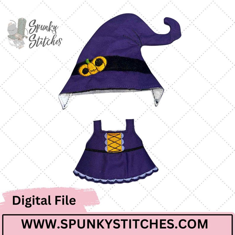 Bubu Witches Costume ITH Embroidery File (digital Download) - Etsy