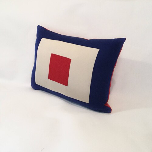 Custom Nautical Flag Pillow - Etsy