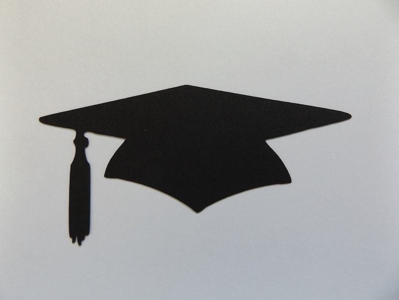 Choose Color and Size Graduation Hat Paper Die Cuts - Etsy Canada