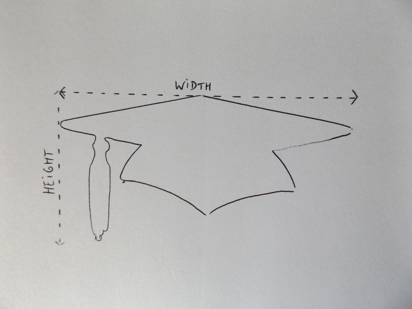 Choose Color and Size Graduation Hat Paper Die Cuts - Etsy Canada