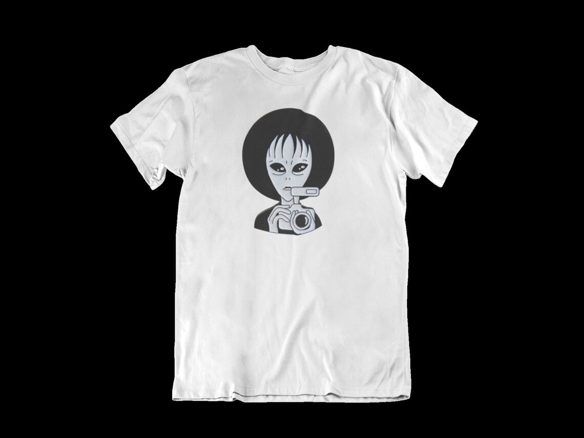 Alien Space Girl Tik Tok Photography Aesthetic Clothes Grunge - Etsy