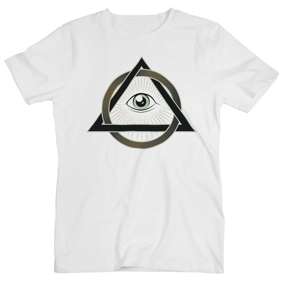 Illuminati Conspiracy Theory Shirt Triangle Eye All Seeing Eye | Etsy