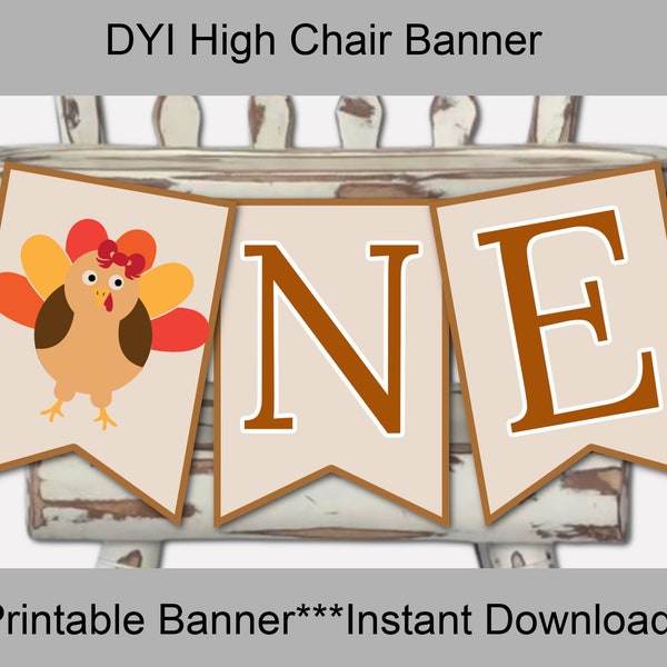 One High Chair Banner - Etsy