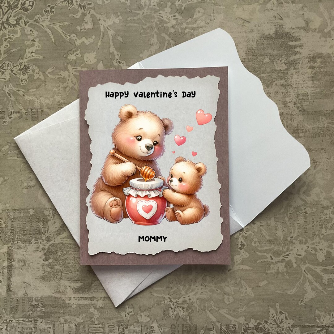 Happy Valentine's Day Mommy, Daddy, Valentine's Day Greeting Card ...