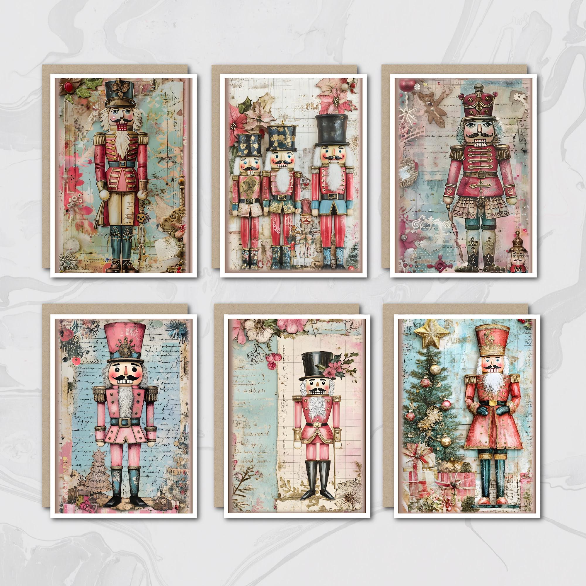 Vintage Nutcracker Christmas Cards: Retro Ballet Holiday Notes - Etsy