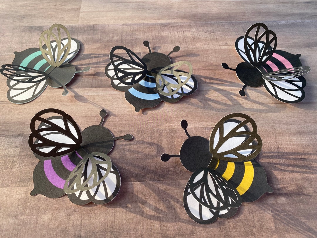 3D Paper Bees: Bumble Bee Party Decorations - Etsy