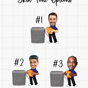 Custom Photo HVAC Cupcake Topper: AC Tech Birthday, Congrats - Etsy