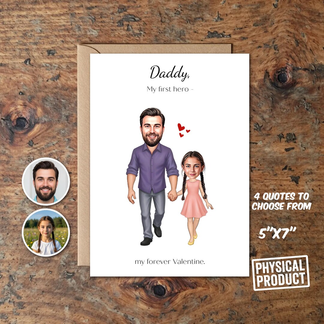 Father Daughter Valentine’s Day Card – Sentimental Dad Valentine From ...