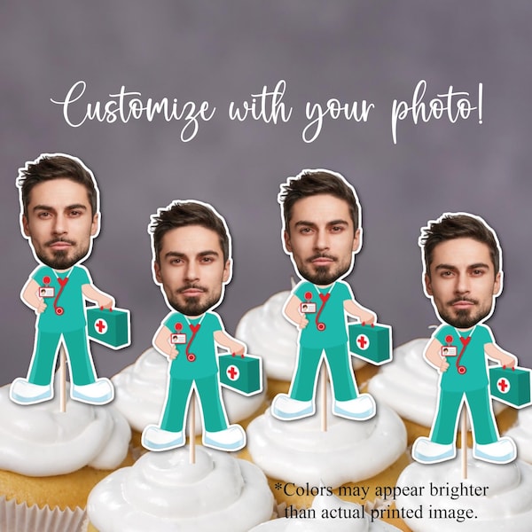 Nurse Cupcake Topper - Etsy