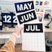 Printable Modern Modular Wall Calendar and Organizers Big, Bold, B&W ...