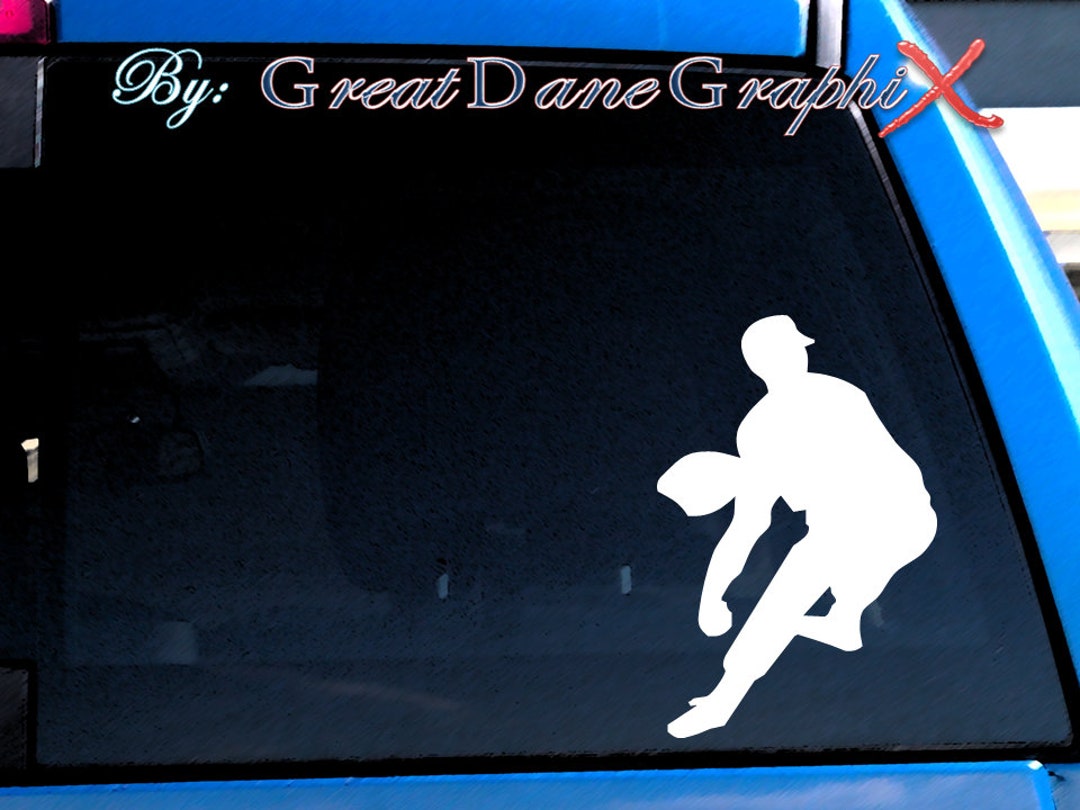 Baseball Pitcher (customization Available) -vinyl Decal Sticker -color ...