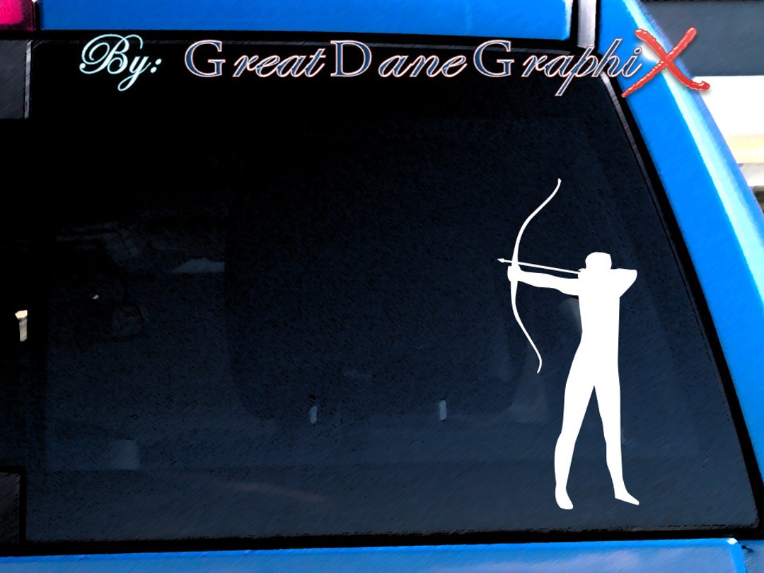 Archer Archery #2 (customization Available) -vinyl Decal Sticker -color ...