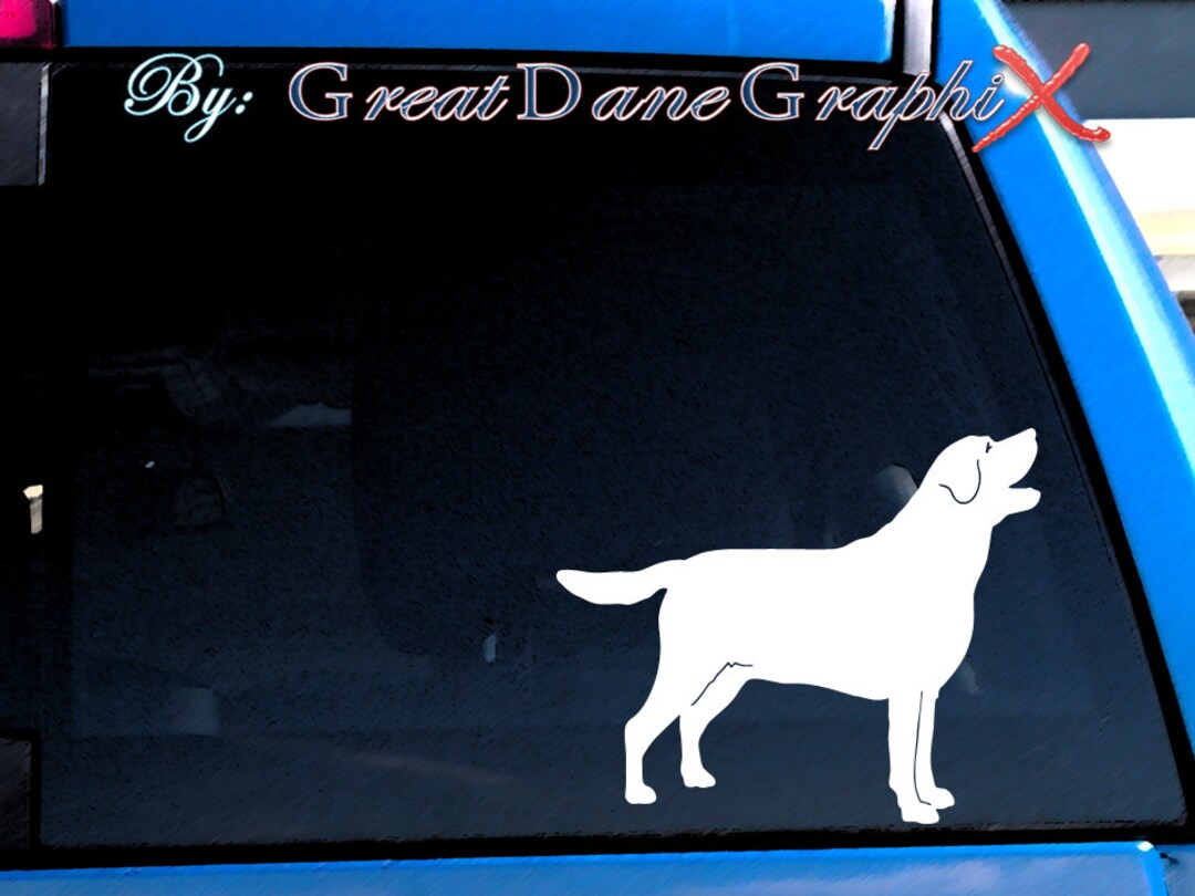 Labrador Retriever #2 -vinyl Decal Sticker -color Choice -HIGH QUALITY ...