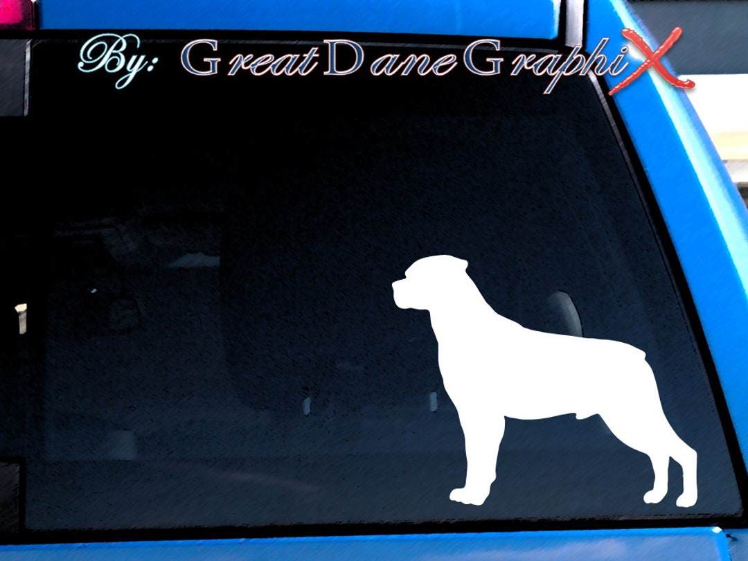 Rottweiler #2 -vinyl Decal Sticker -color Choice -HIGH QUALITY ...