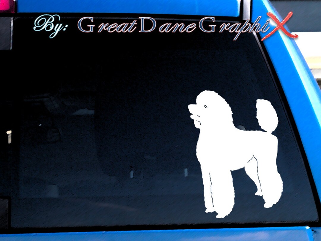 Poodle #2 -vinyl Decal Sticker -color Choice -HIGH QUALITY ...